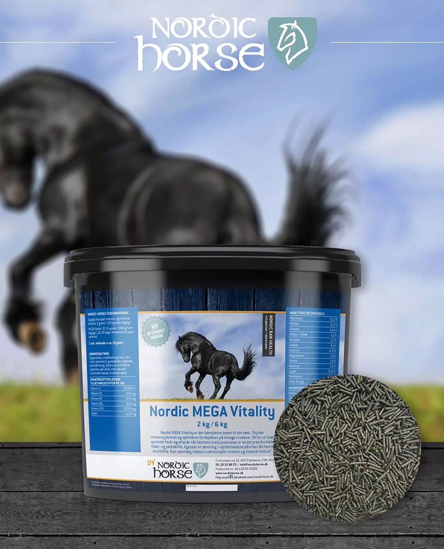 MEGA Vitality (300g sample) Nordic - Houseofstables.com